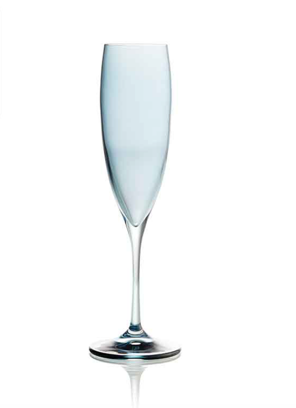Blue Hydrangea Champagne Flute – The Wildflower Denver